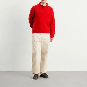 Jacquemus Wool Cashmere Knitted Polo