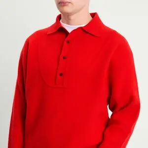 Jacquemus Wool Cashmere Knitted Polo