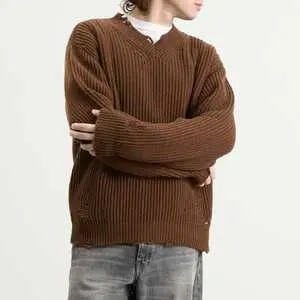 MAISON MARGIELA Wool Blend V-neck Jumper