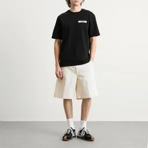 Jacquemus Grosgrain Logo T-shirt - Black