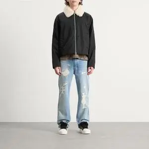 COLE BUXTON High Pile Collar Cargo Jacket
