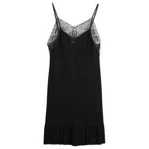 Acne Studios Dafne Crepe Slip Dress In | 100% Viscose | End Clothing - Black