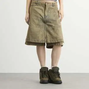PAOLINA RUSSO Denim Skort