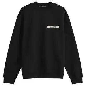 Jacquemus Grosgrain Sweatshirt - Black