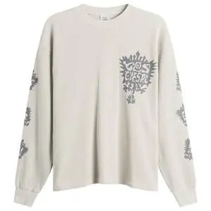 YESEYESEE Y.e.s Stamp Waffle Long Sleeve - Ecru