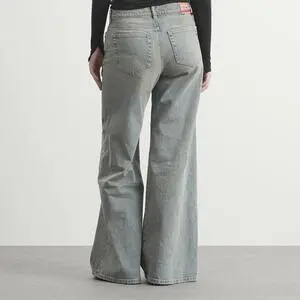 DIESEL® 1978 D-akemi Wide Leg Jeans - Blue