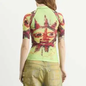 PAOLINA RUSSO Short Sleeve Rash Guard
