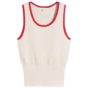 JW Anderson Contrast Trim Vest - Ecru