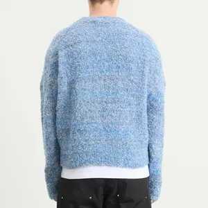 COLE BUXTON Bouclé Logo Sweatshirt