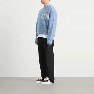 COLE BUXTON Bouclé Logo Sweatshirt