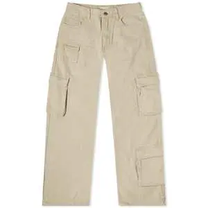 ADANOLA Pocket Detail Cargo Pant - Stone