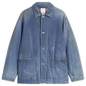 Visvim Social Sculpture Dmgd Down Jacket - Indigo
