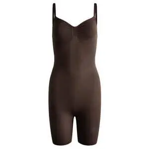 SKIMS Seamless Sculpt Mid-thigh Bodysuit - Cocoa