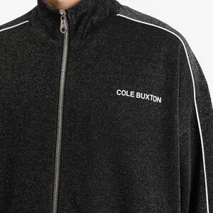 COLE BUXTON Glitter Piped Track Jacket