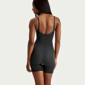 SKIMS Seamless Sculpt Mid-thigh Bodysuit - Onyx