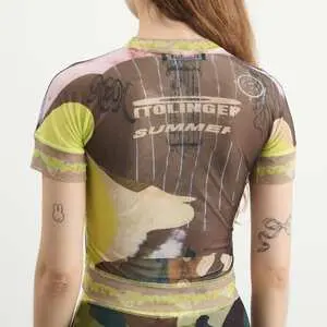 Ottolinger Mesh Otto T-shirt - Morph Camo