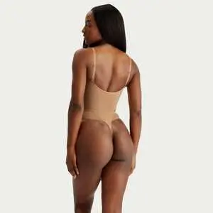 SKIMS Seamless Sculpt Thong Bodysuit - Sienna