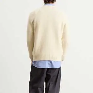 John Smedley Couper Moss Stitch British Wool Jumper