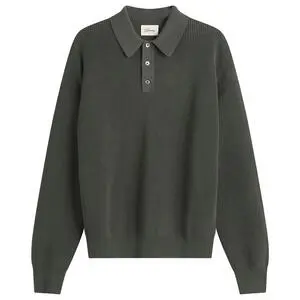 RONNING Long Sleeve Knit Polo
