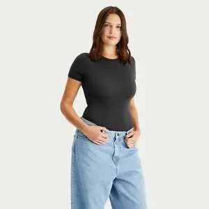 SKIMS Fits Everybody T-shirt Bodysuit - Onyx