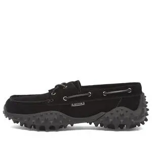 Eytys Mistral Suede Boat Shoes - Black