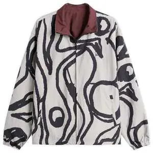 PARRA Freak Scene Reversible Track Top In | Size: | 100% Cotton | End Clothing - Grey