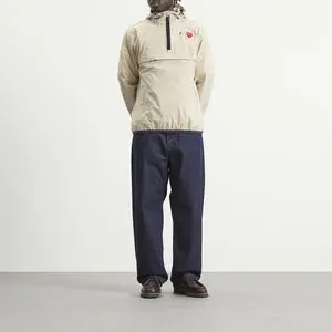 Play Comme Des Garcon X K-way Half Zip Packable Jacket - Beige