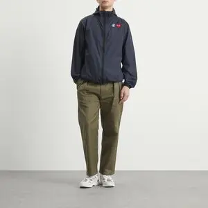 Play Comme Des Garcon X K-way Full Zip Packable Jacket - Navy
