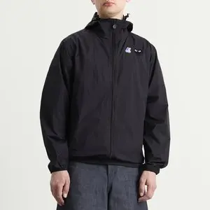 Play Comme Des Garcon X K-way Full Zip Packable Jacket - Black