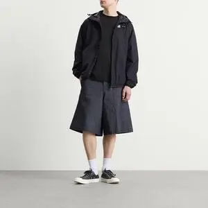 Play Comme Des Garcon X K-way Full Zip Packable Jacket - Black