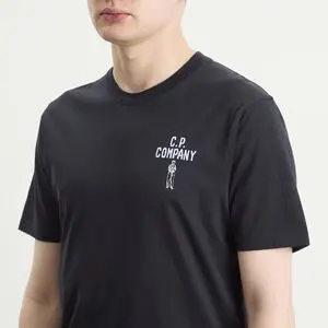 C.P. COMPANY 30/1 British Sailor Logo T-shirt