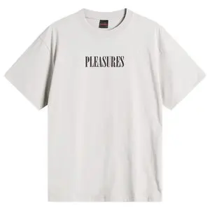 PLEASURES Exhibition T-shirt - Silver