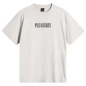 PLEASURES Exhibition T-shirt In | Size: | 100% Cotton | End Clothing - Silver