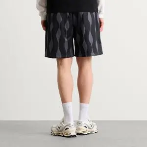 PARRA Waved Mesh Shorts