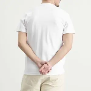 RANDY'S GARMENTS Randy’s Garments Inc. Logo Pocket T-shirt - White