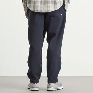 WAX LONDON Kurt Twill Trousers - Navy