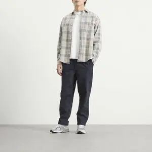 WAX LONDON Kurt Twill Trousers - Navy