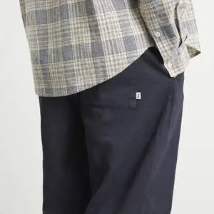WAX LONDON Kurt Twill Trousers - Navy