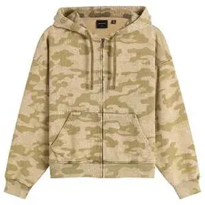 DAILY PAPER Boxy Zip Hoodie - Camo