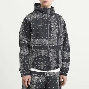 F.C. REAL BRISTOL Bandana Print Hooded Jacket