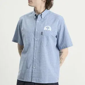 NO PROBLEMO Alien-o Print Check Shirt