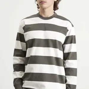 Armor Lux Long Sleeve Wide Stripe T-shirt
