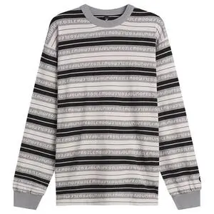 NO PROBLEMO Jacquard Stripe Long Sleeve T-shirt