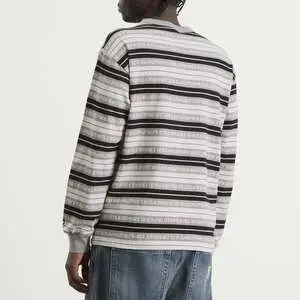 NO PROBLEMO Jacquard Stripe Long Sleeve T-shirt