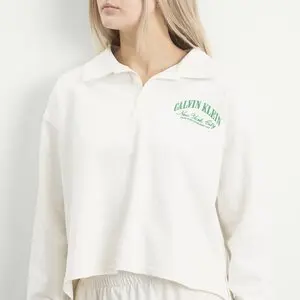 Calvin Klein Logo Cotton Jersey Polo