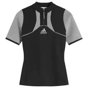 Adidas Equipment Short Sleeve Quarter Zip Top - Black