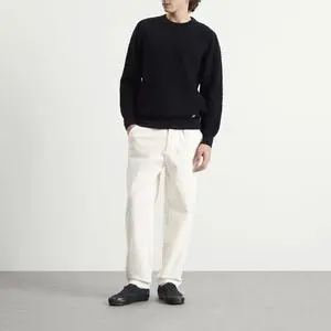 Armor Lux Waffle Knit Jumper - Navy