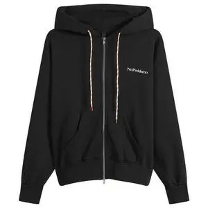 NO PROBLEMO Mini Problemo Zip Hoodie - Black