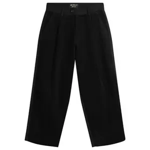 MERELY MADE Wide Leg Cord Trousers - Black
