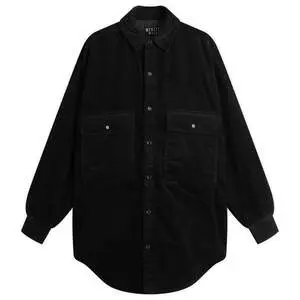 MERELY MADE Corduroy Overshirt In | | Cotton/polyester | End Clothing - Black